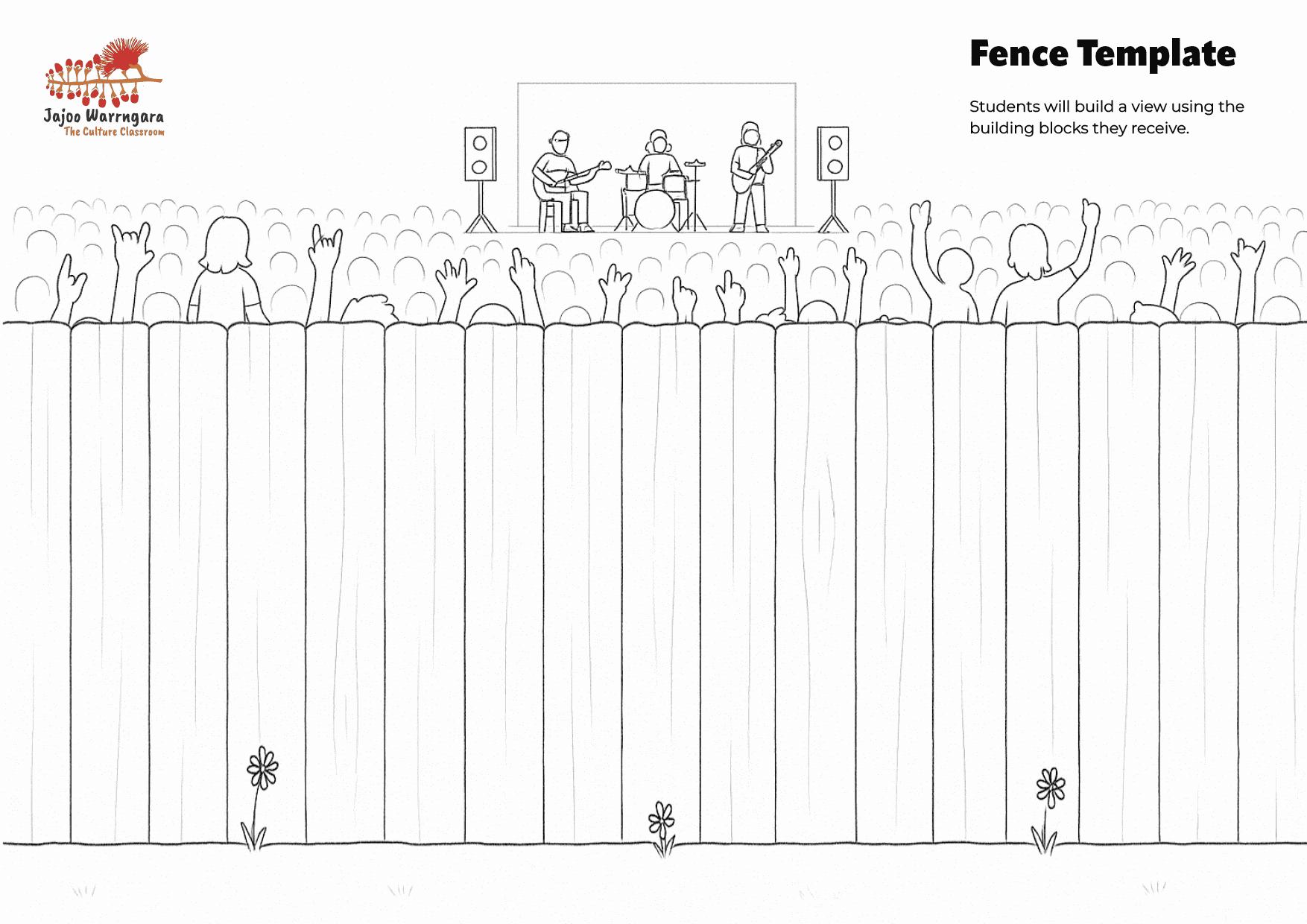 Fence Template worksheet - Jajoo Warrngara