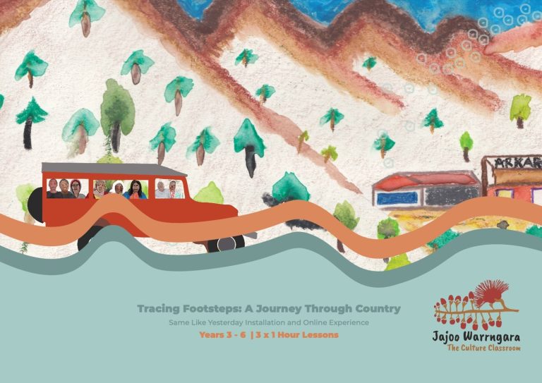 Tracing Footsteps: A Journey Through Country - Jajoo Warrngara